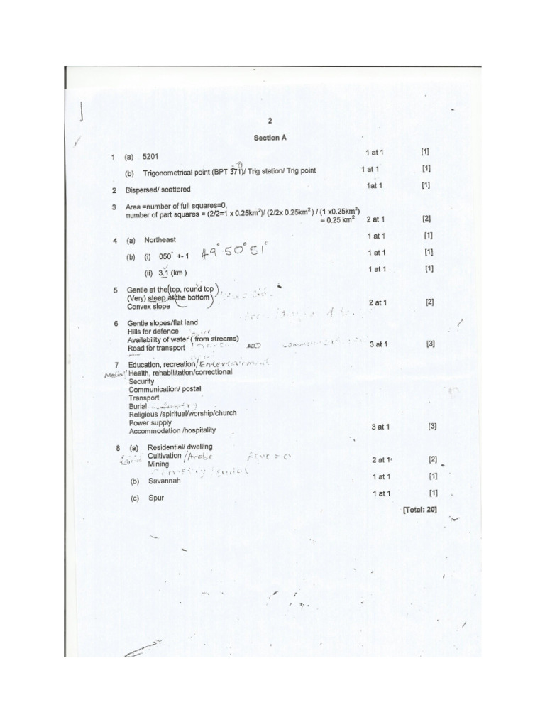 2020 Bgcse Paper 1 | PDF