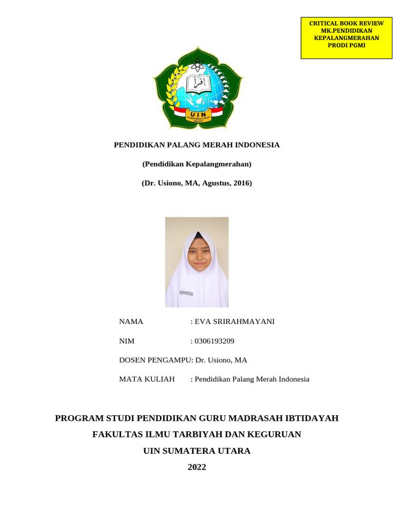 CBR PMI - Eva Srirahmayani | PDF