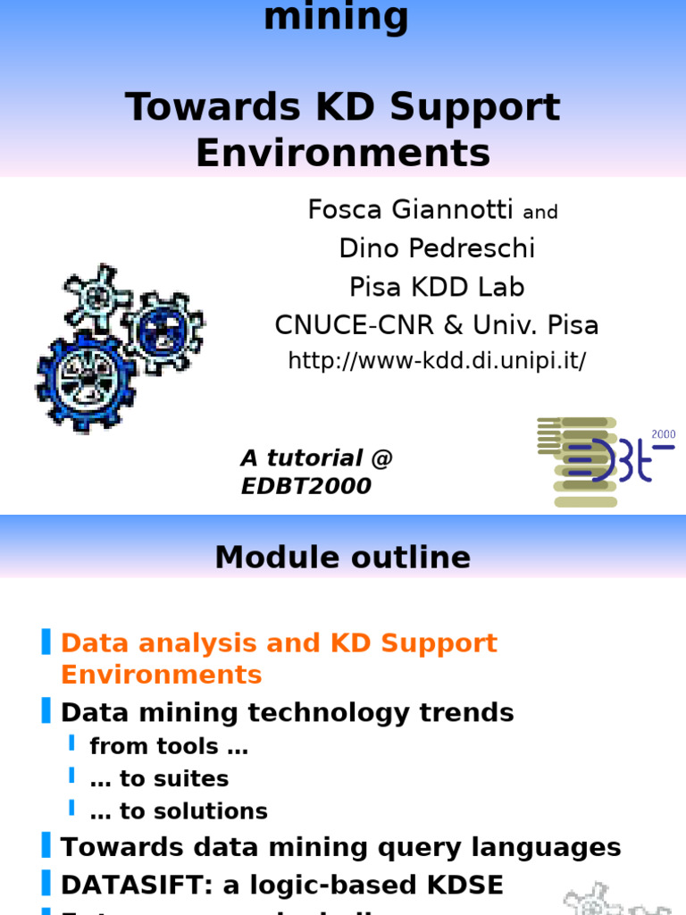 Knowledge Discovery in Databases Presentation | PDF