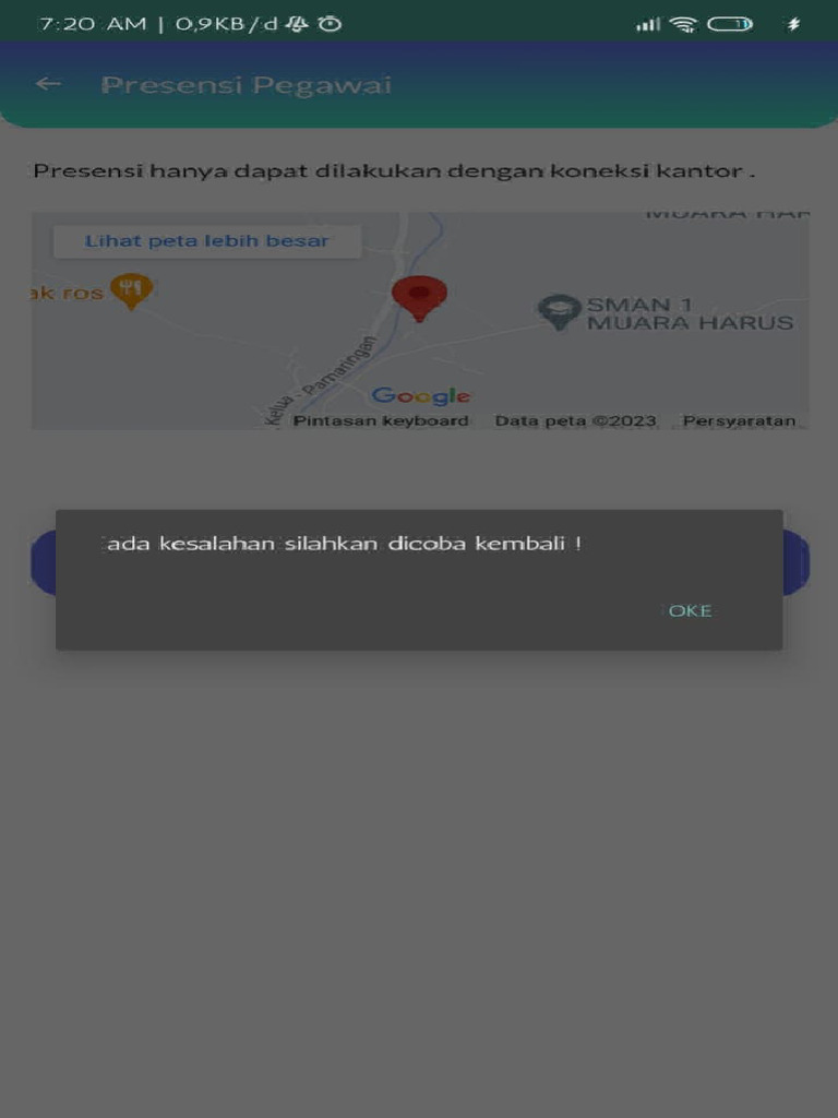 Absen Datang Eror | PDF