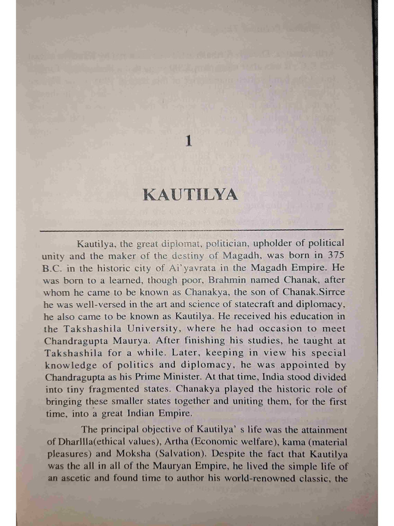 Kautilya | PDF