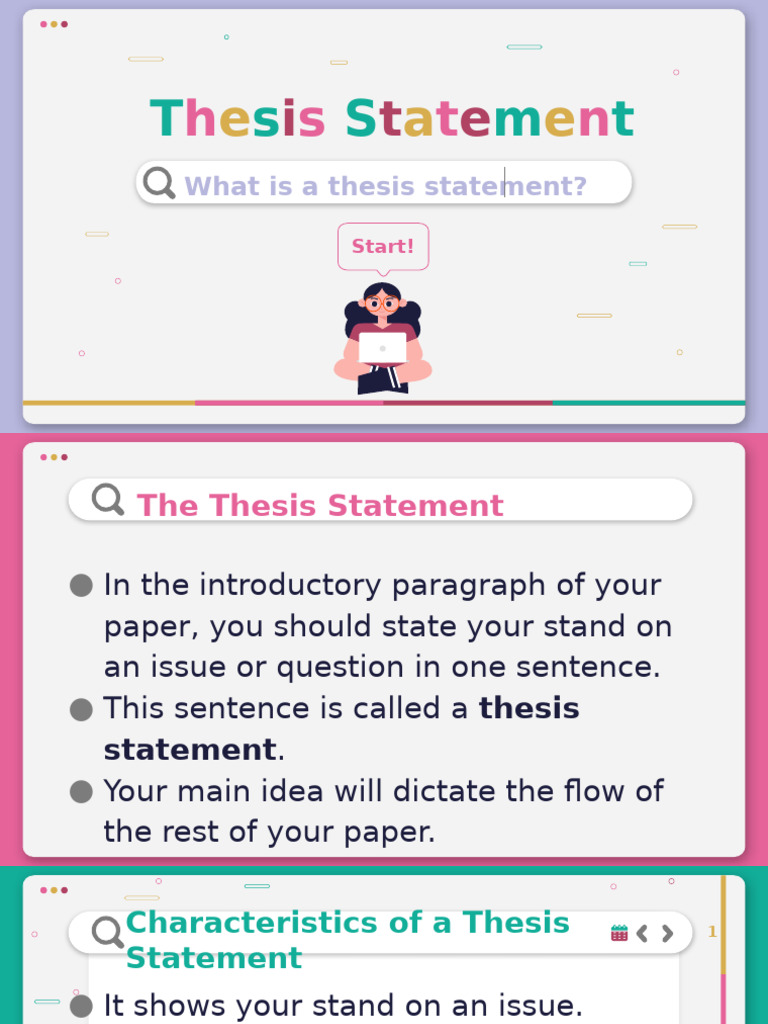 Thesis Statement | PDF