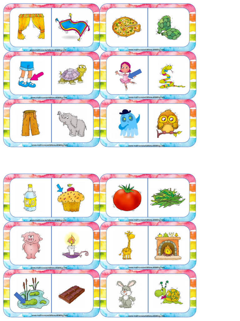 Dominos Syllabes | PDF