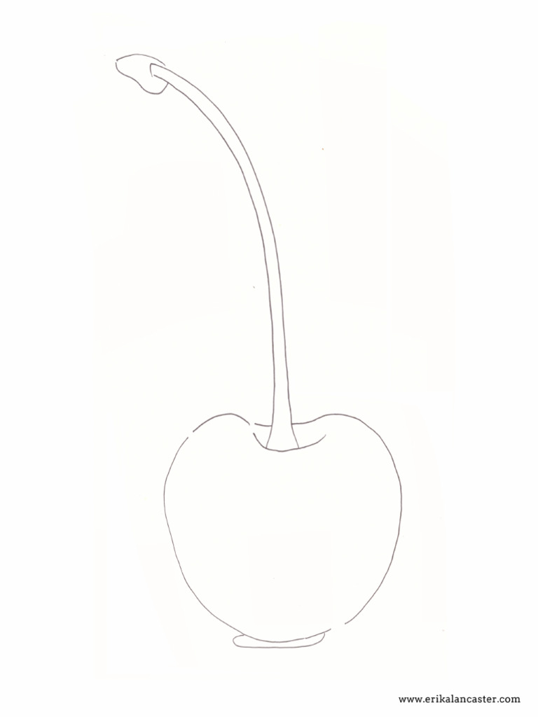Cherry Outline Drawing | PDF