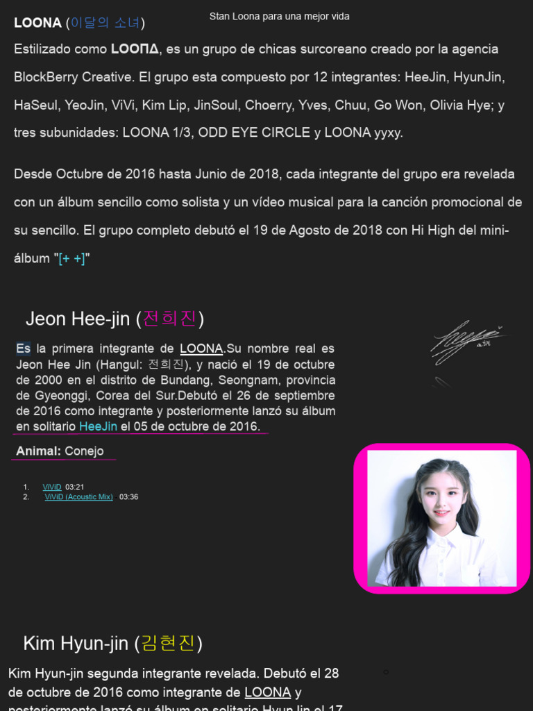 LOONA - LOOΠΔ 이달의 소녀 | PDF