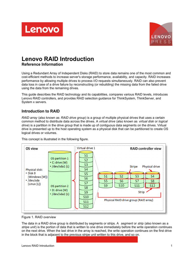 Lenovo Raid | PDF