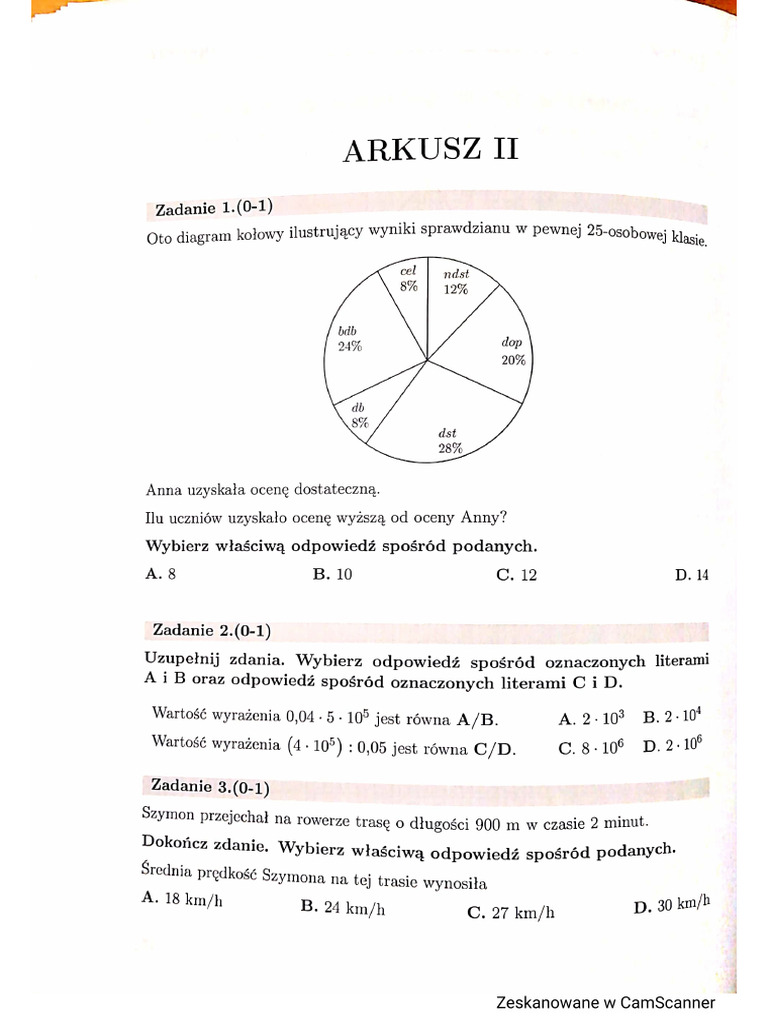 Arkusz 2 | PDF
