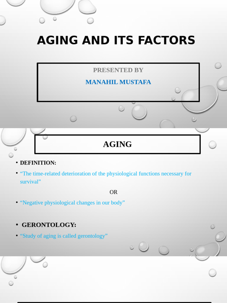 Aging | PDF