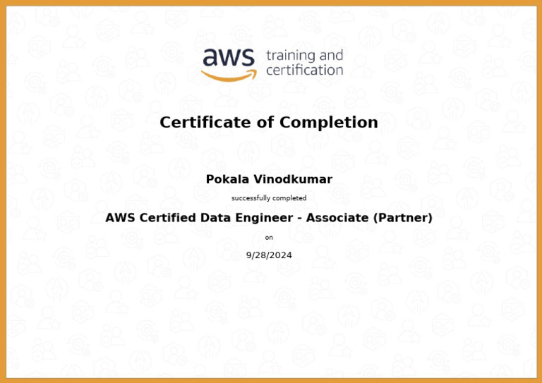 AWS-Certified-Data-Engineer-Associate_Certificate | PDF