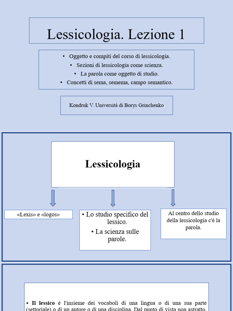 Lezione 1 | PDF