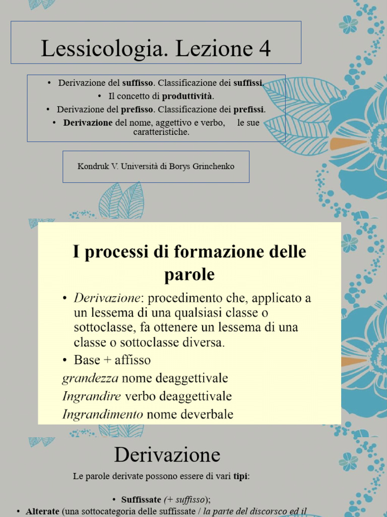 Lezione 4 | PDF