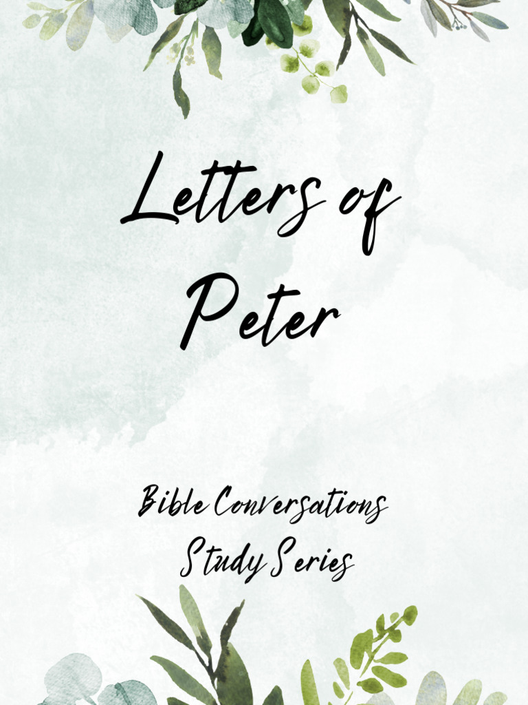 Bible Conversations - 1-2 Peter NEW FINAL PDF | PDF