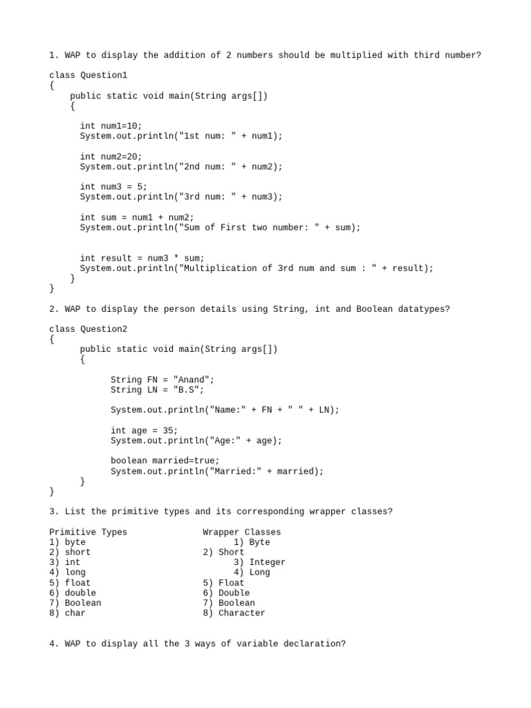 Java Assignment | PDF
