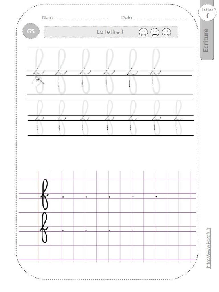 lettre f cursive 2 | PDF