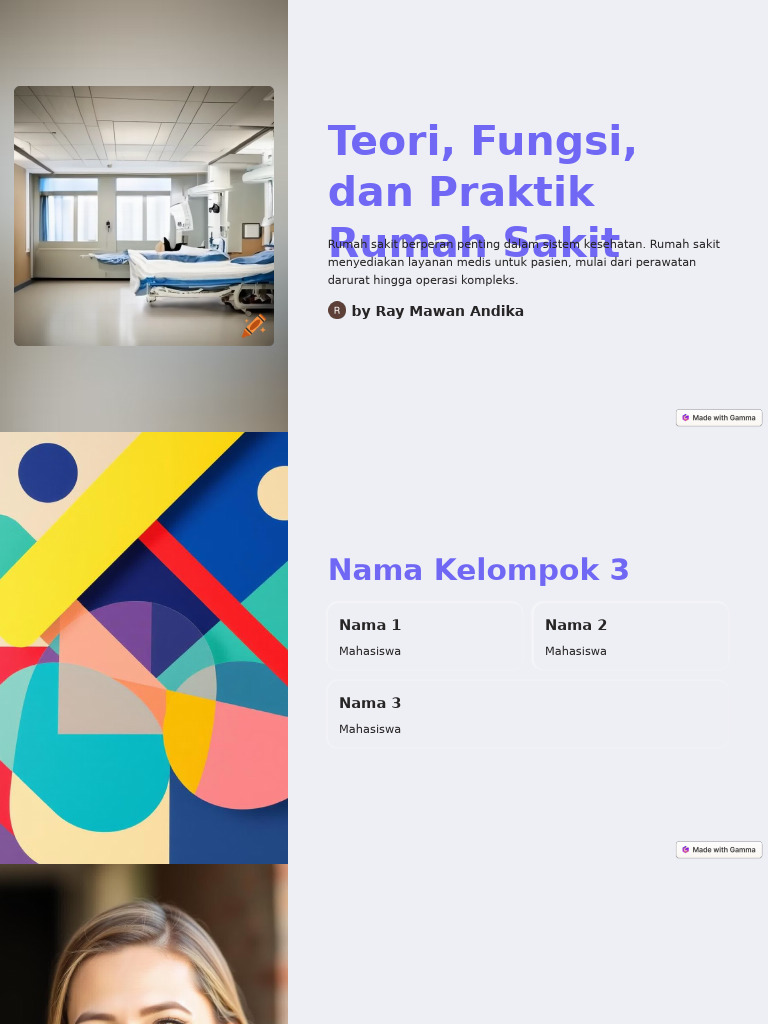 Teori Fungsi Dan Praktik Rumah Sakit | PDF