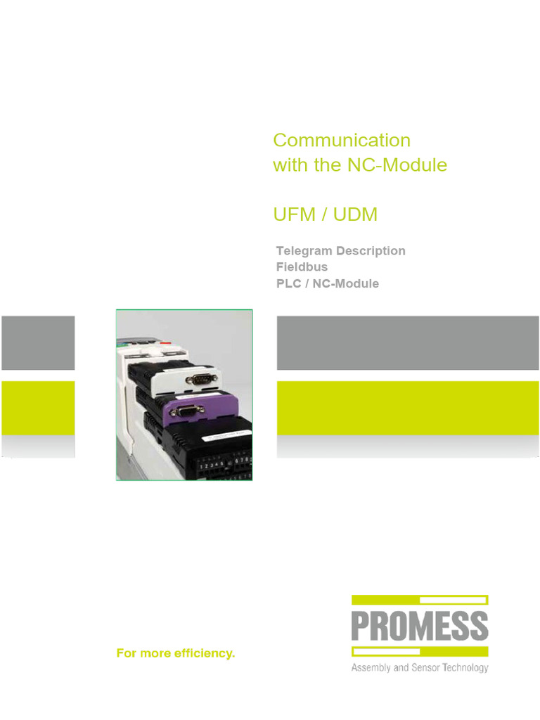 Manual Communication V5 M Fieldbus 32 Words | PDF