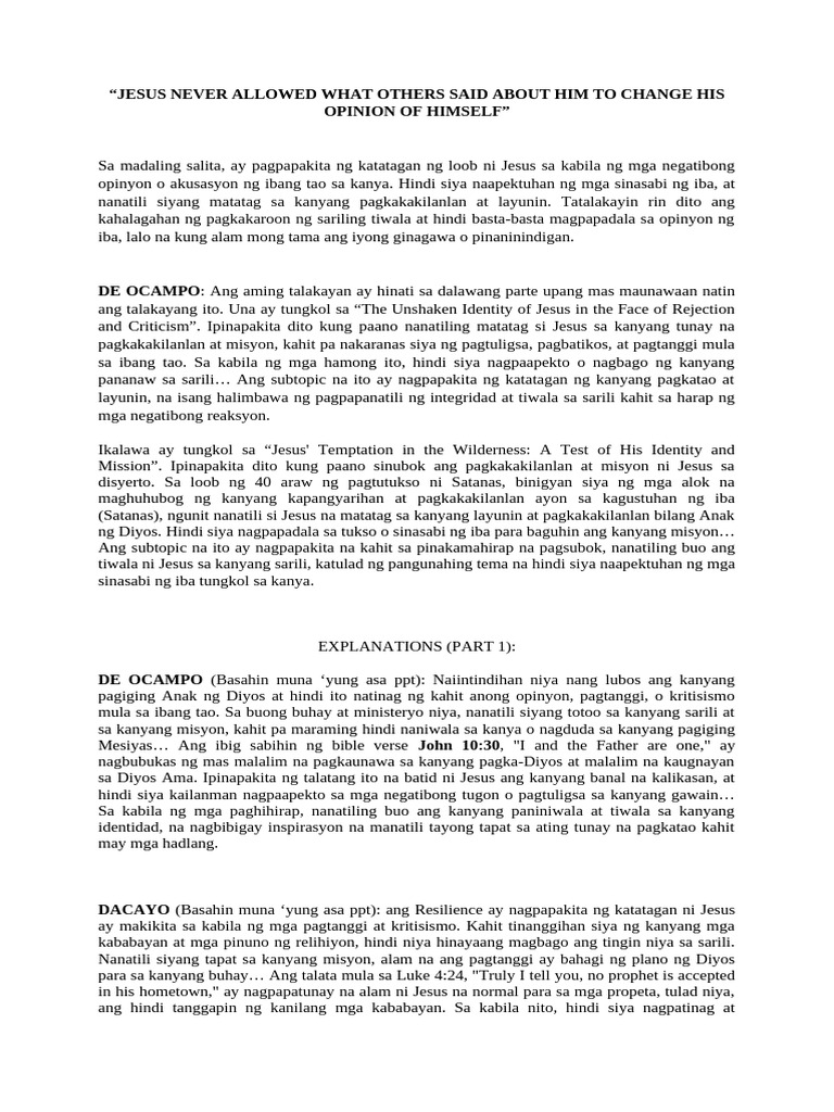 Script Sa Report (Group 2) | PDF