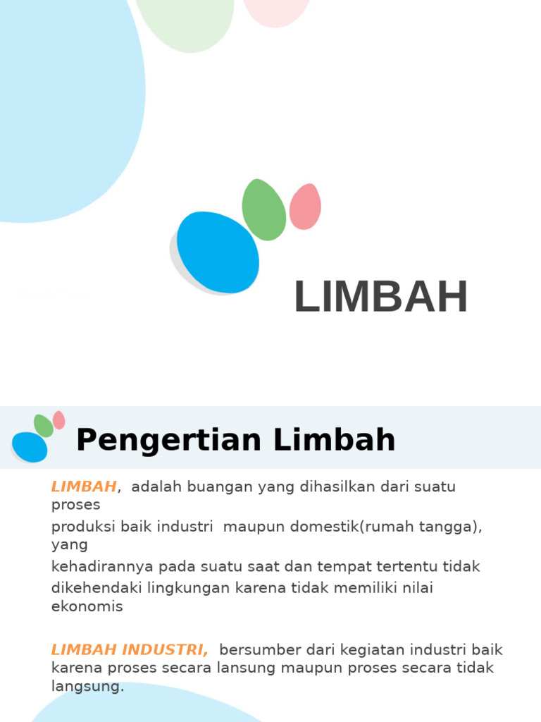 Limbah Dan Manfaatnya | PDF