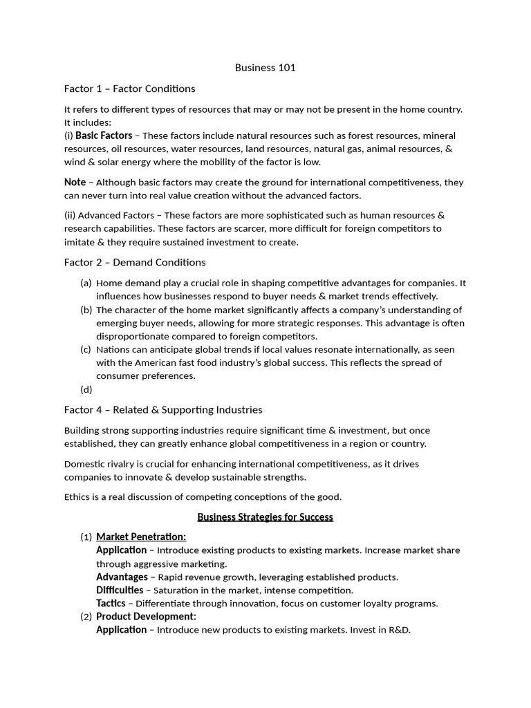 Business 101 | PDF