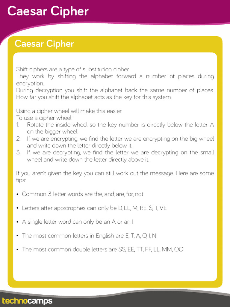 Caeser Cipher | PDF