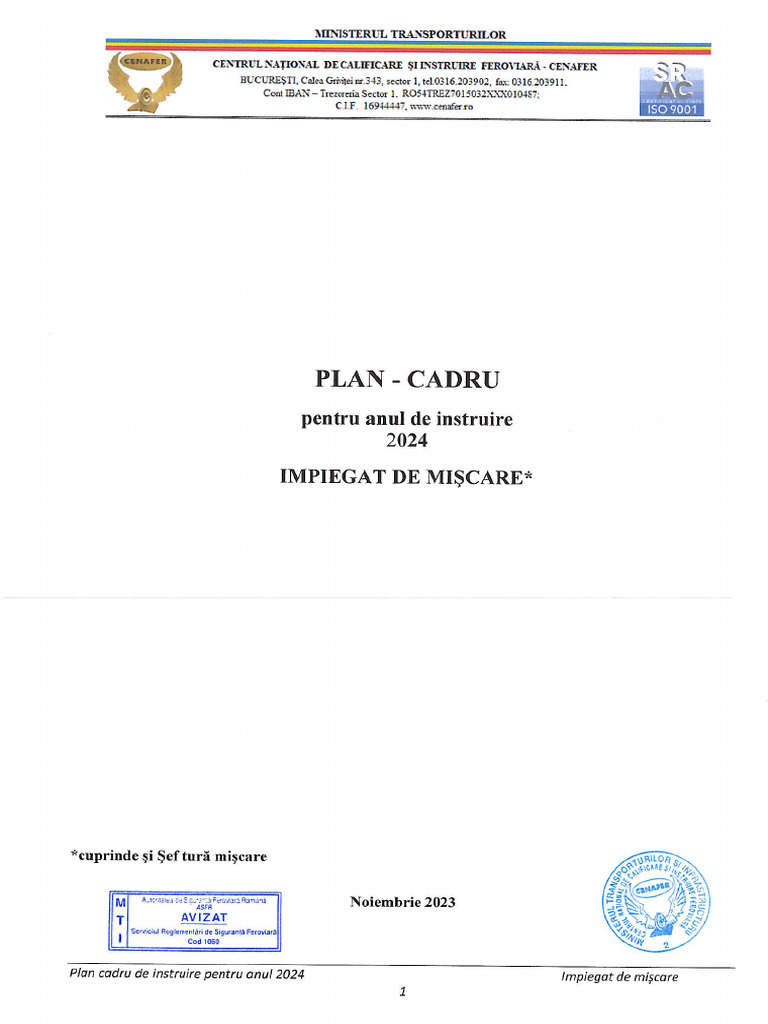 10.impiegat de Miscare | PDF