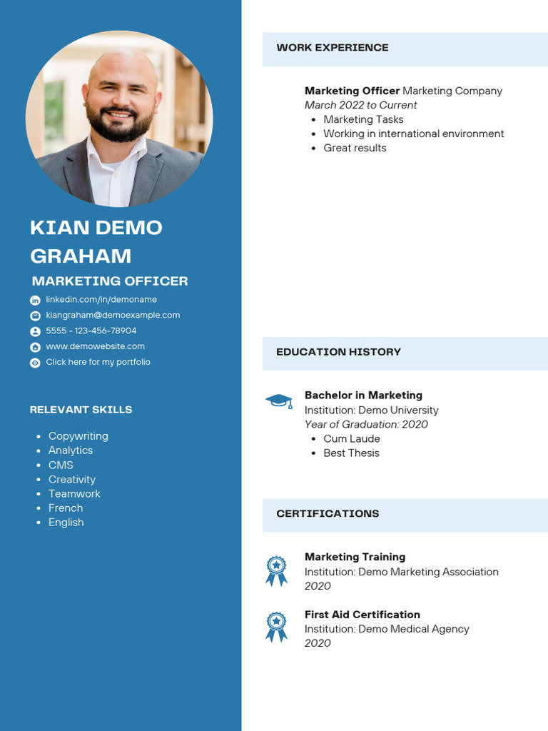 Kian Demo CV | PDF