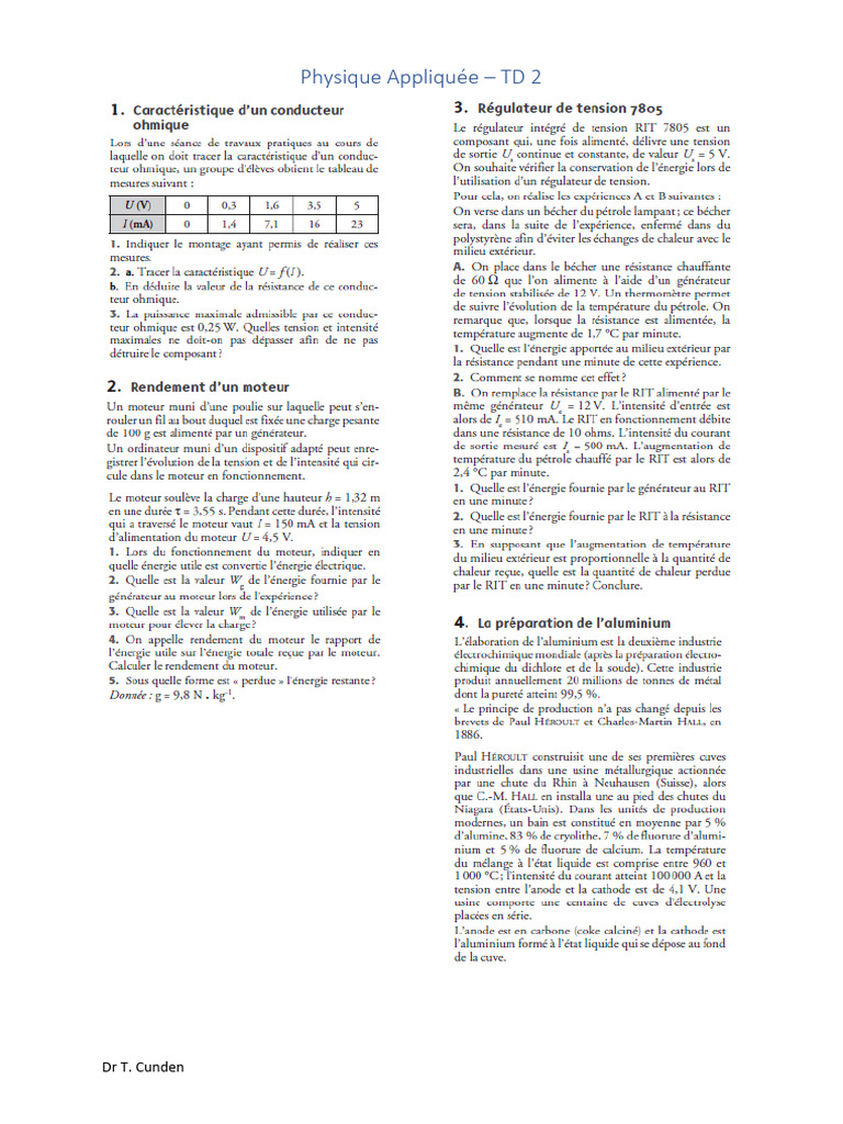 Application - TD2 | PDF