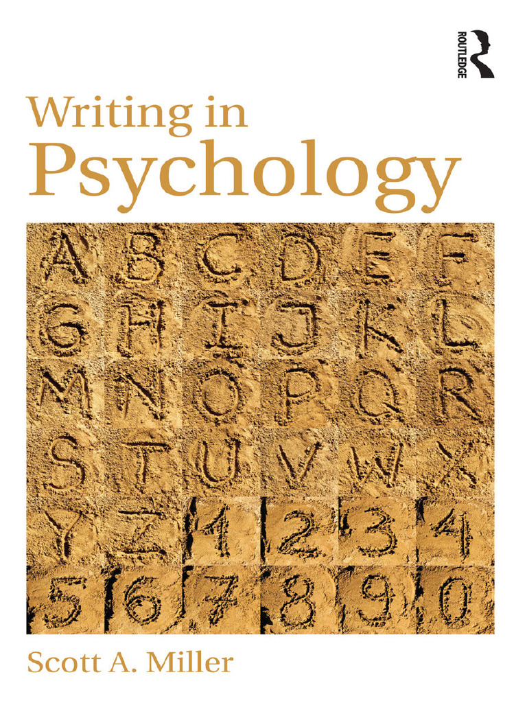 Writing in Psychology - Scott A. Miller | PDF