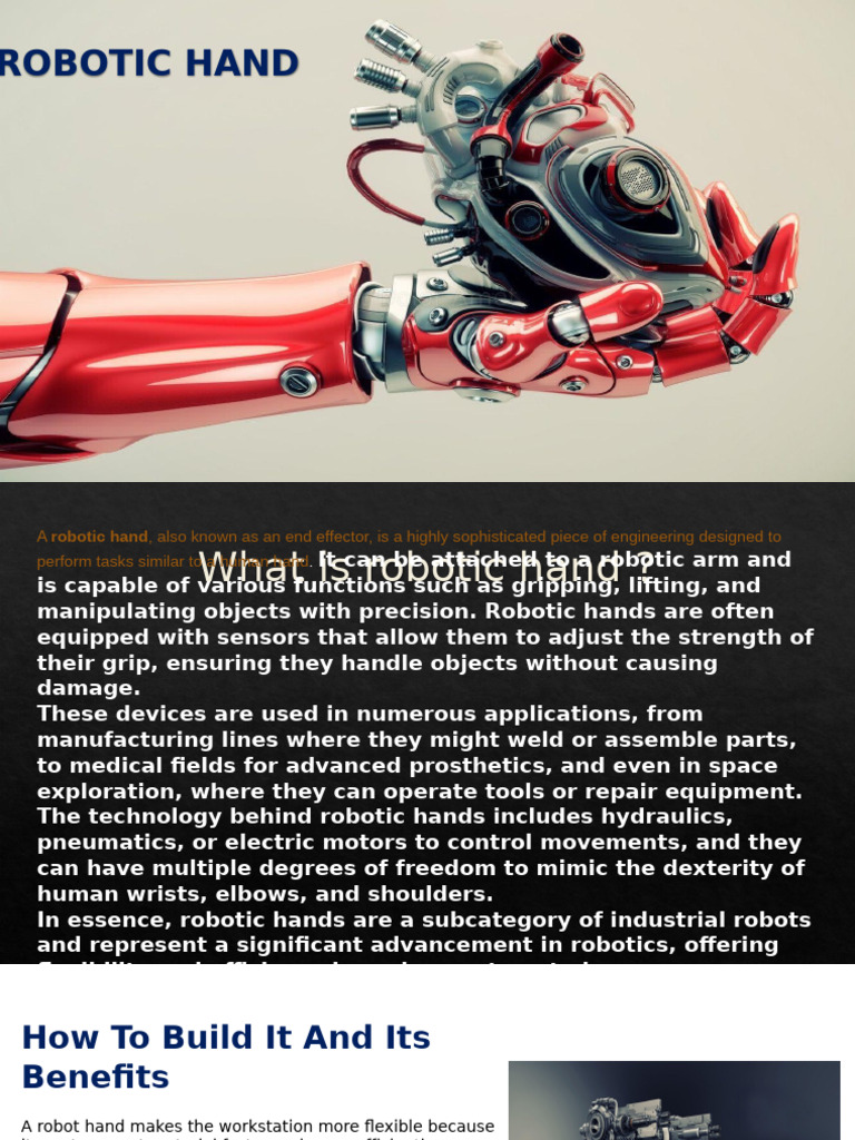 Robotic Hand | PDF