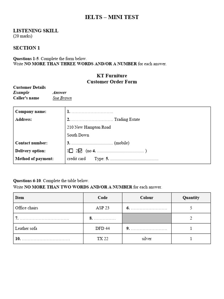 IELTS Mini | PDF