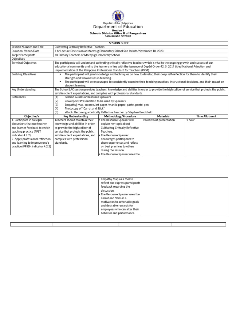 Session Guide 5 | PDF