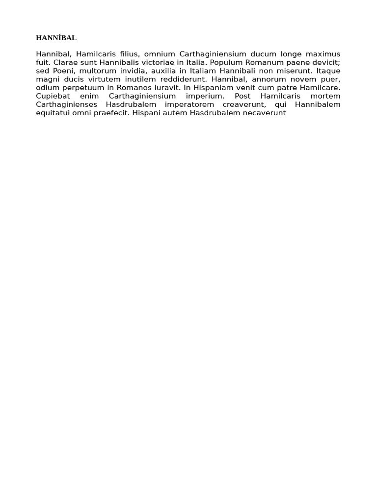 TEXT HANNÍBAL | PDF