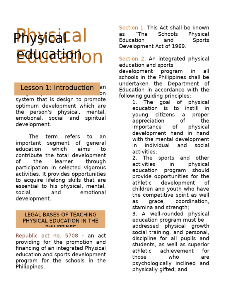 Physical Education | PDF