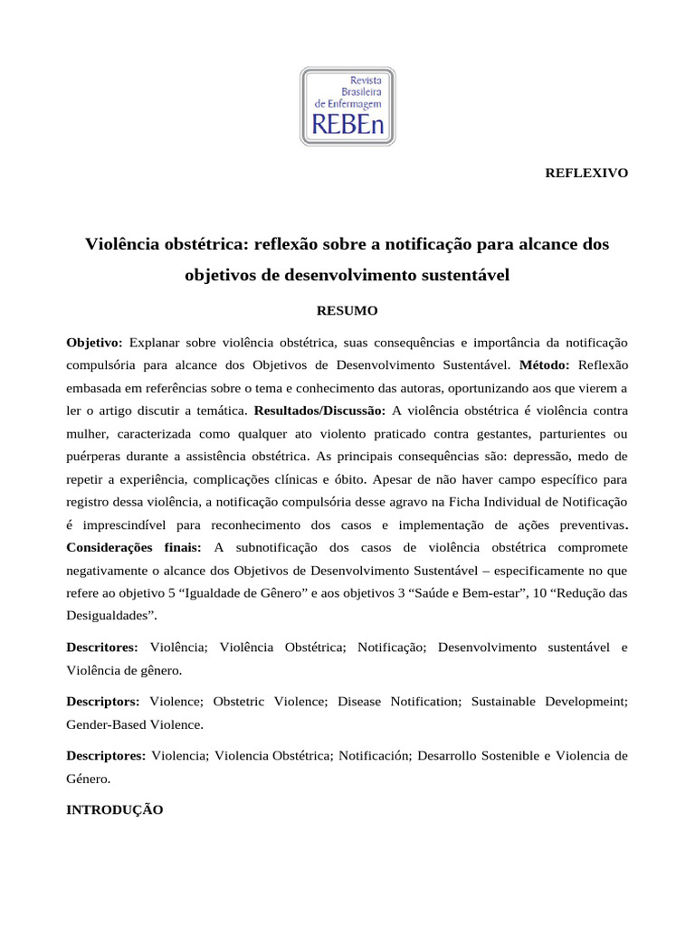 Reflexão FINAL 15 01 | PDF