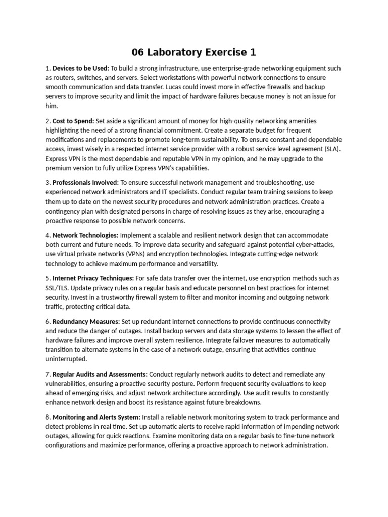 06 Laboratory Exercise ITC | PDF