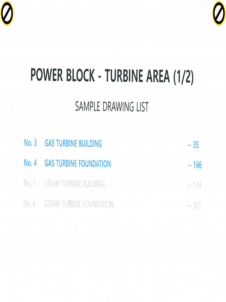 Power Block-Turbine Area 1-2 | PDF