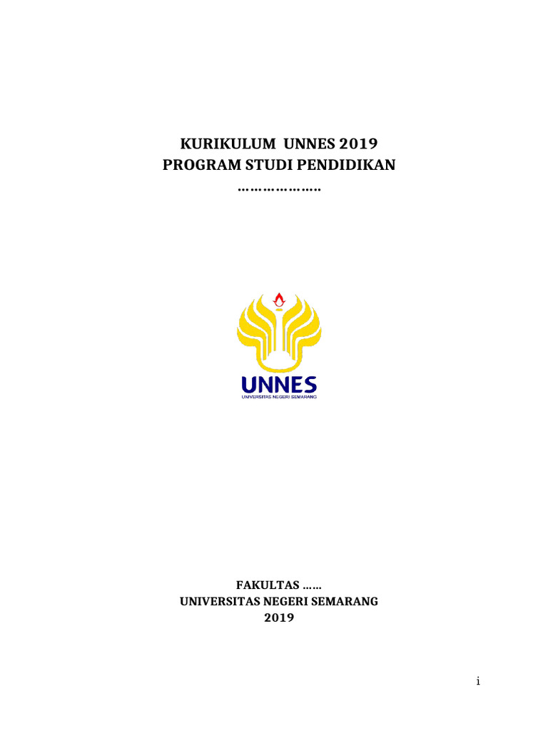 Template Kurikulum Program Studi | PDF