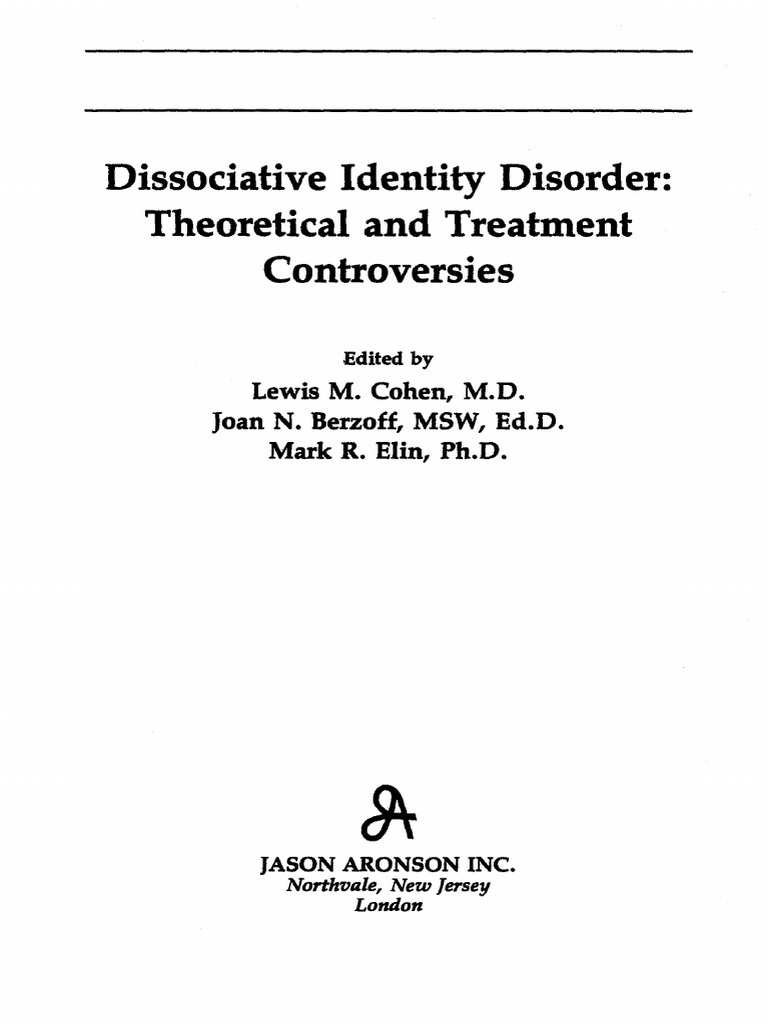 Dissociative_Identity_Disorder_Theoretic | PDF Dissociative_Identity_Disorder_Theoretic | PDF