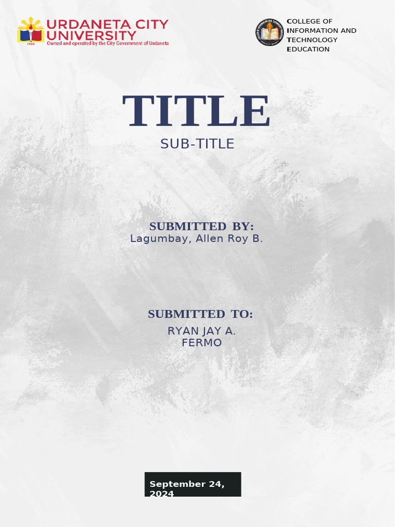 Template ADET Project1 1 | PDF | Usability | Computer Science