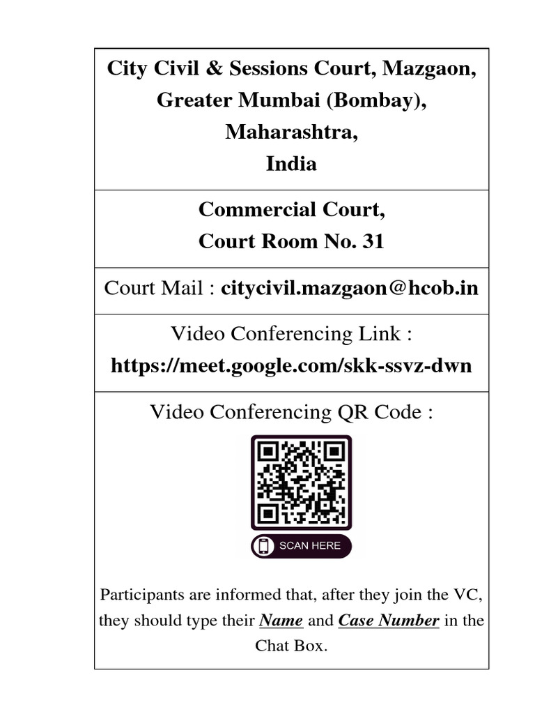 City Civil VC Link | PDF