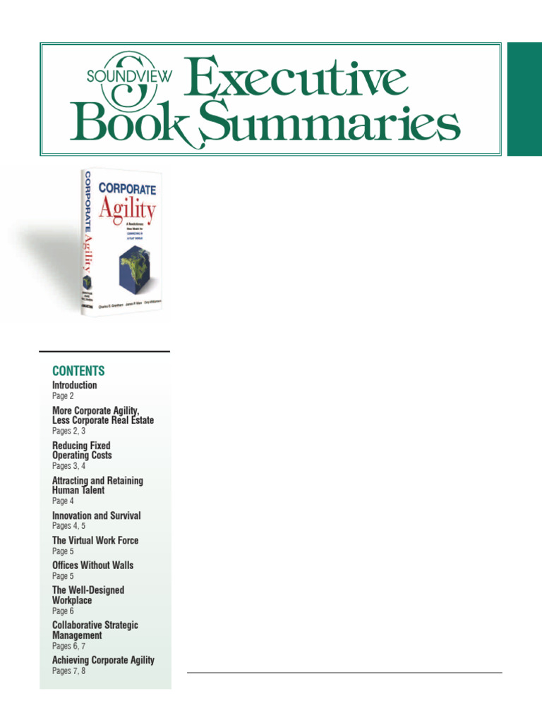 Corporate Agility | PDF