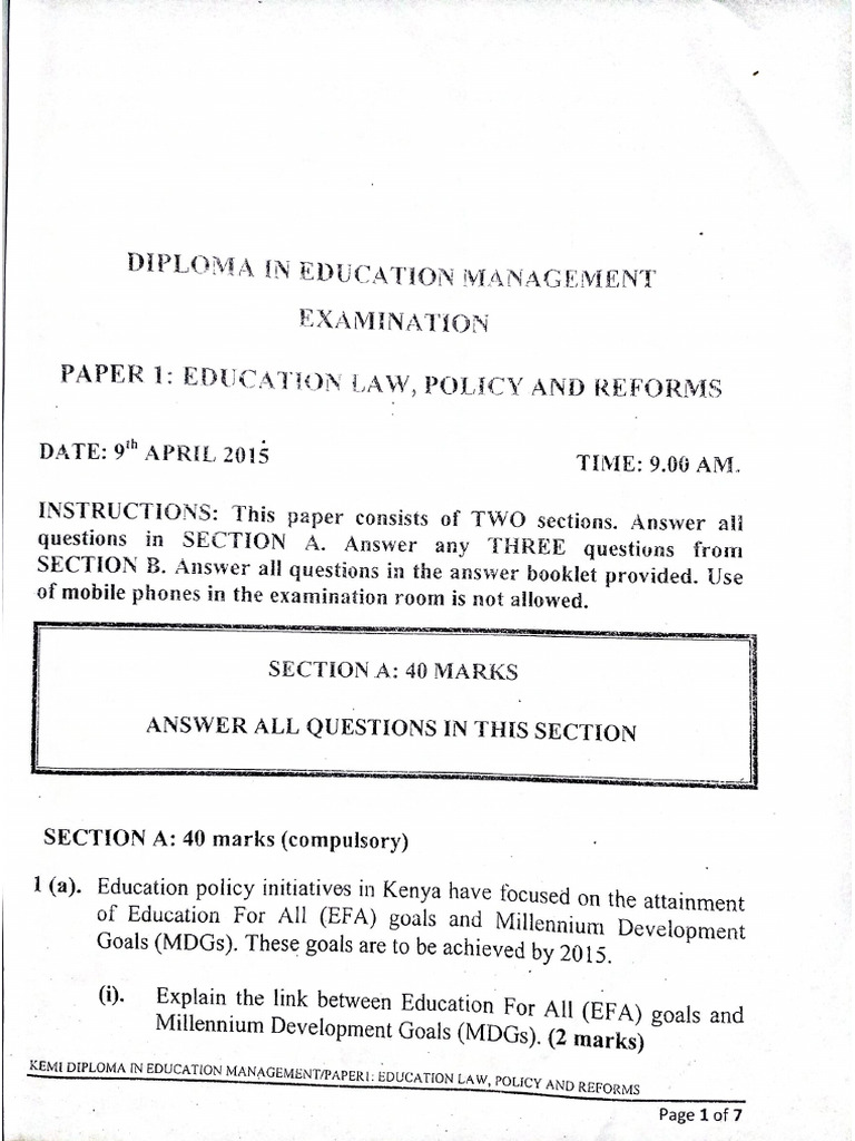 Kemi Past Paper 2 | PDF