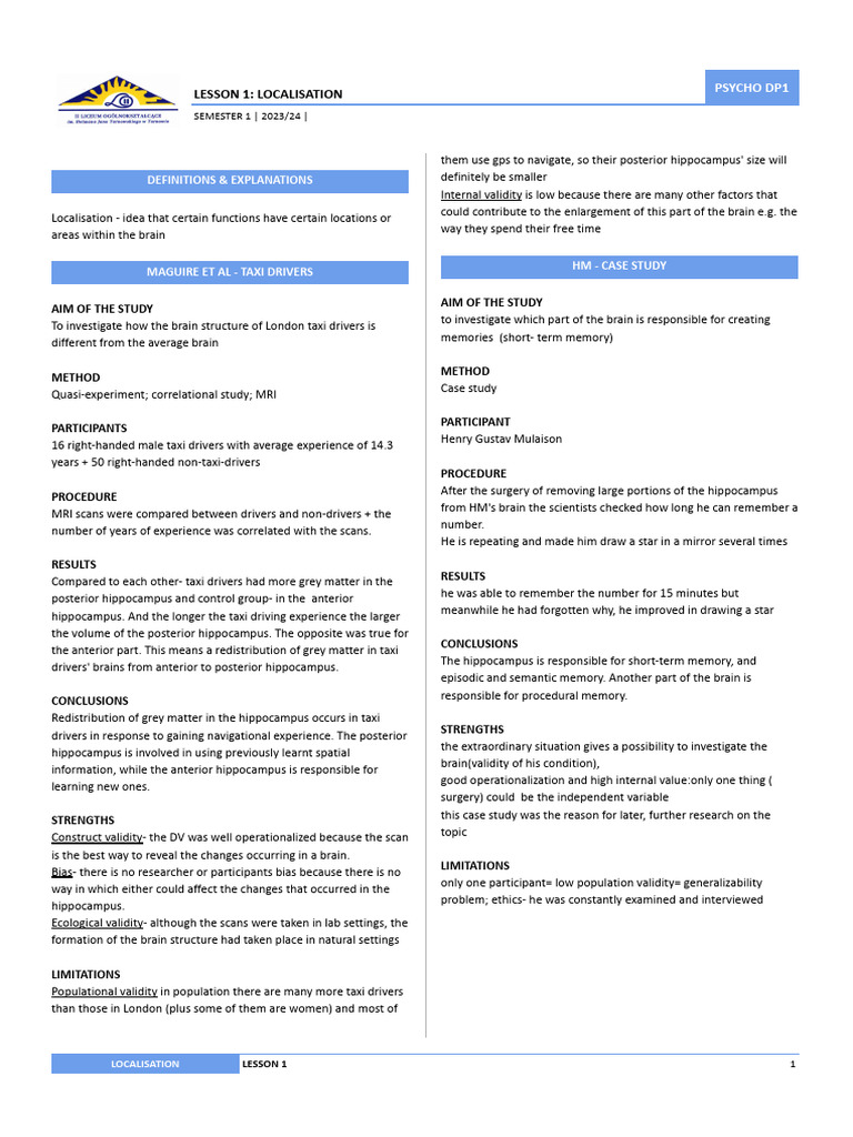 1.LOCALISATION | PDF