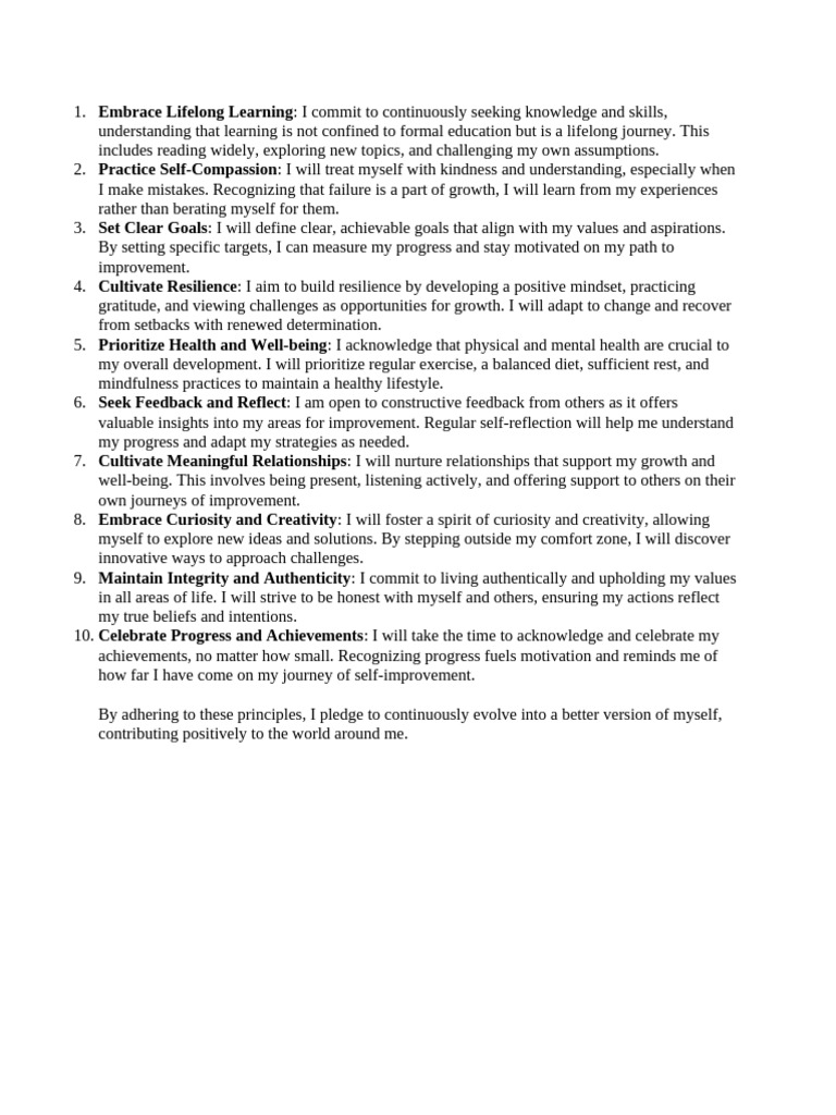 Embrace Lifelong Learning | PDF