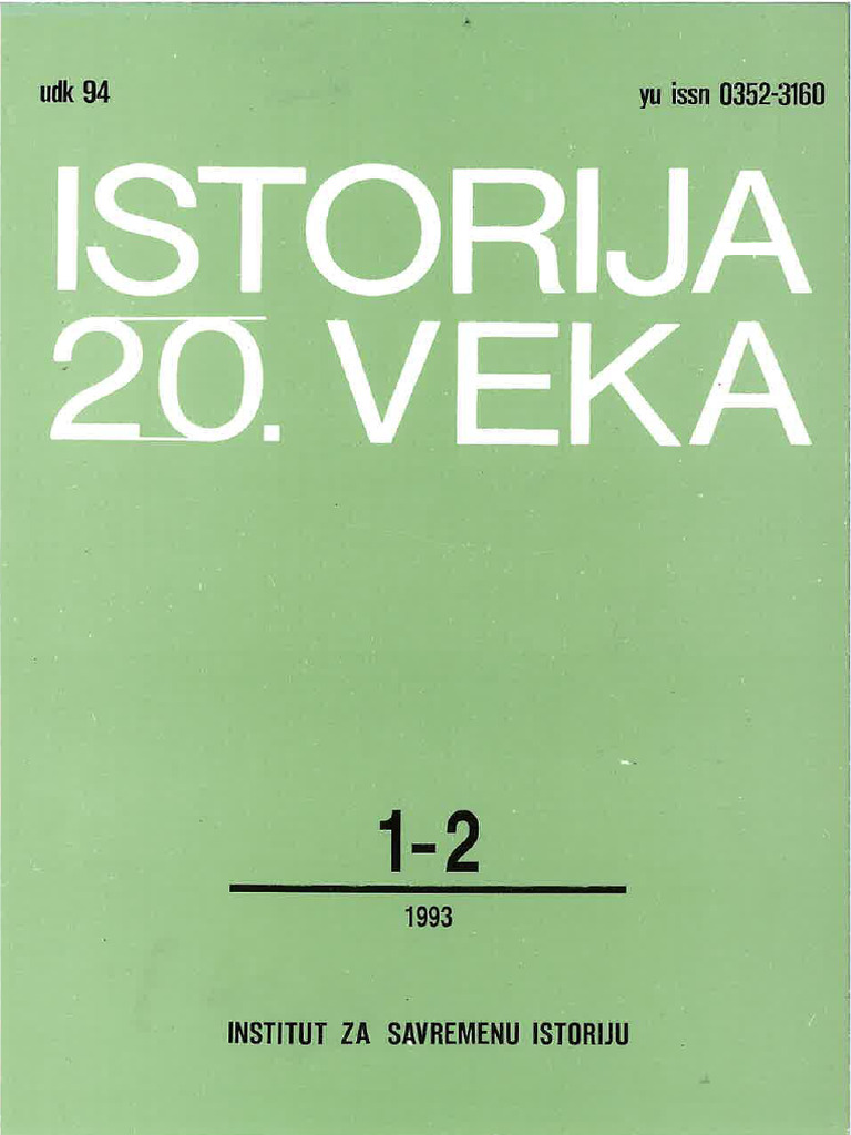 Istorija-20.-veka-1993_1-2 | PDF