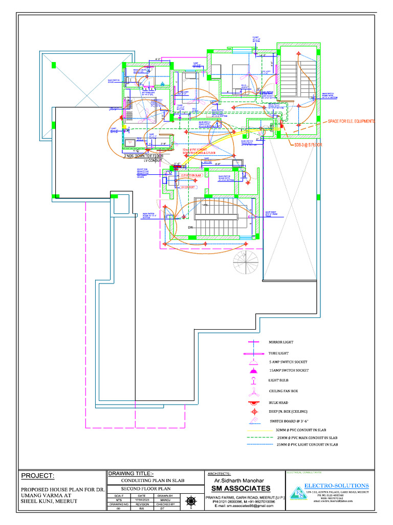 Electrical Drawing of S.floor - Dr. Umang Verma | PDF
