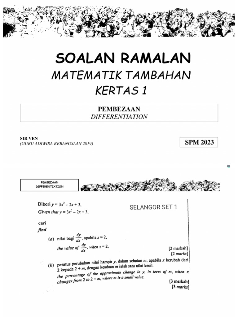 SOALAN RAMALAN K1 PEMBEZAAN SPM 23 | PDF