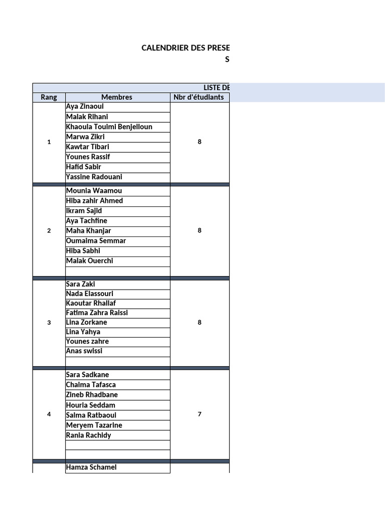 Economie Monétaire - Calendrier Présentation - Canevas | PDF