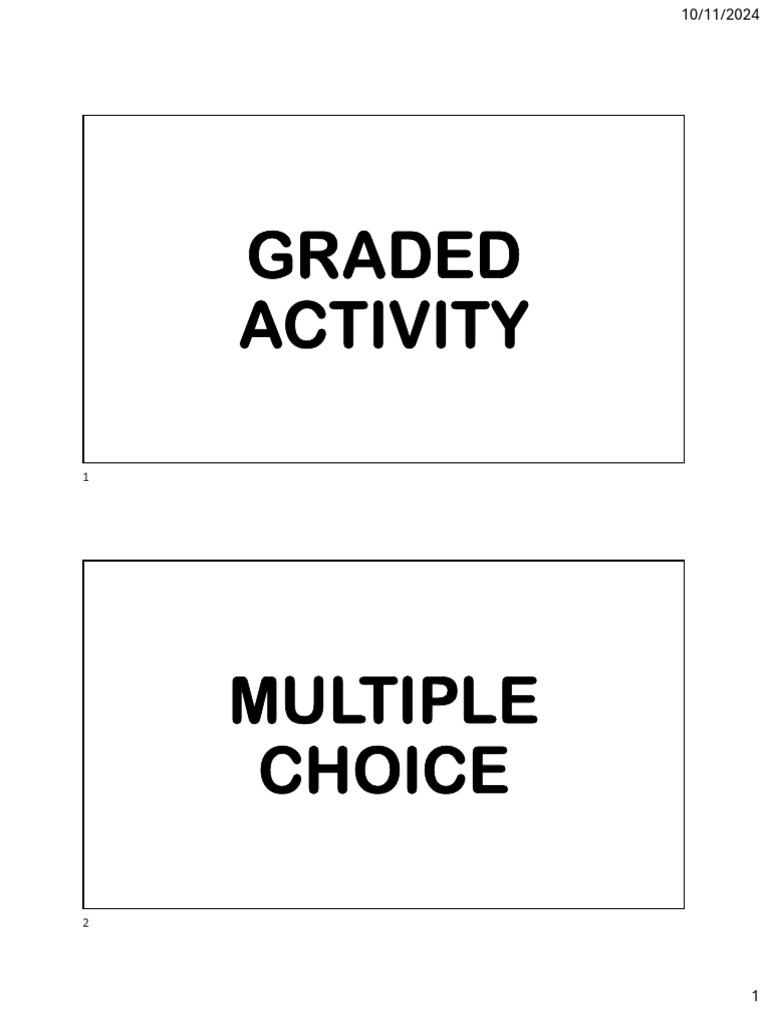 CT9 Graded Activity | PDF