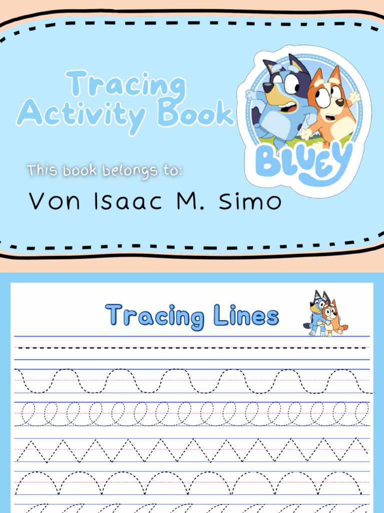 Bluey Tracing - Von Isaac Simo | PDF